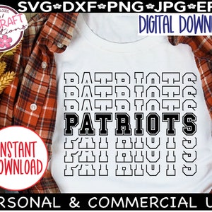 Patriots Svg, Patriots Football SVG, Patriots Mascot Svg, Patriots ...