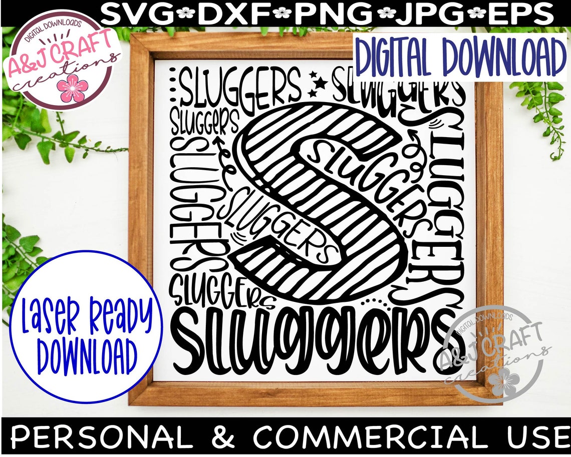 Sluggers SVG Sluggers Baseball Svg Sluggers Basketball Svg - Etsy