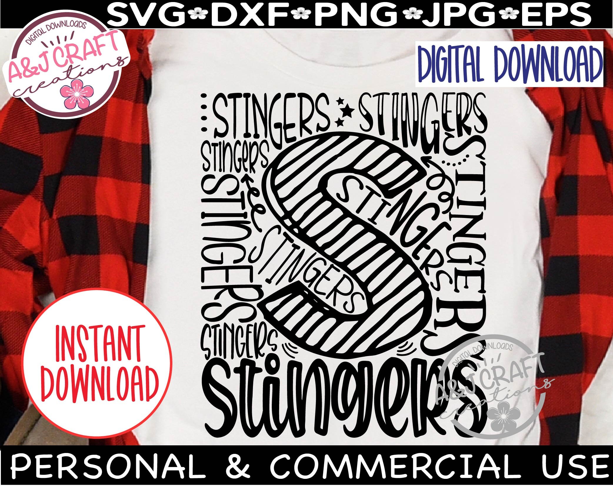 Stingers SVG Stingers Typography Svg Stingers Baseball - Etsy Canada