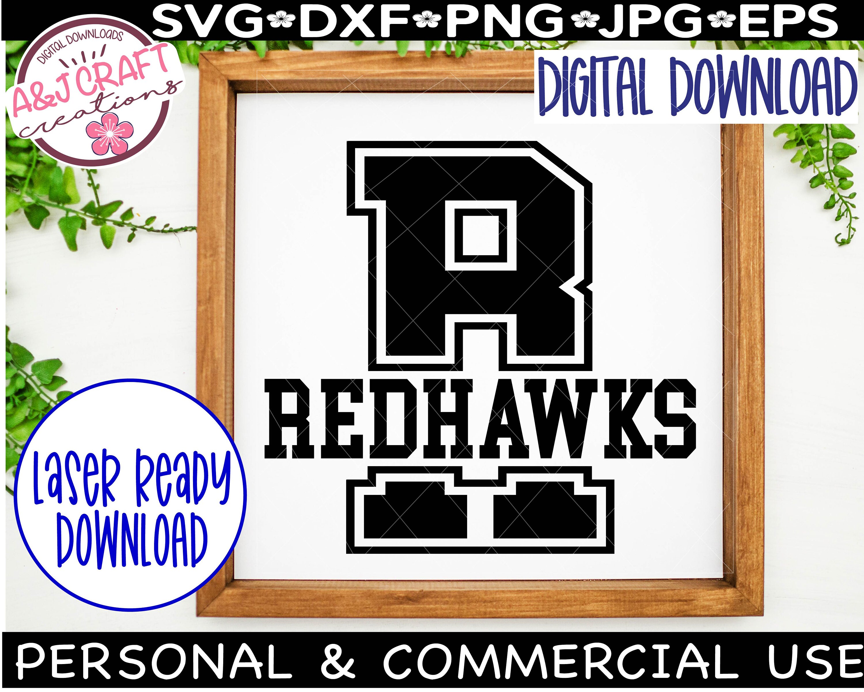 Redhawks SVG Redhawks Football Svg Redhawks Cheer Svg - Etsy