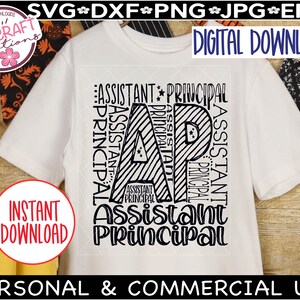 Assistant Principal SVG, Assistant Principal Png, Typography Svg ...