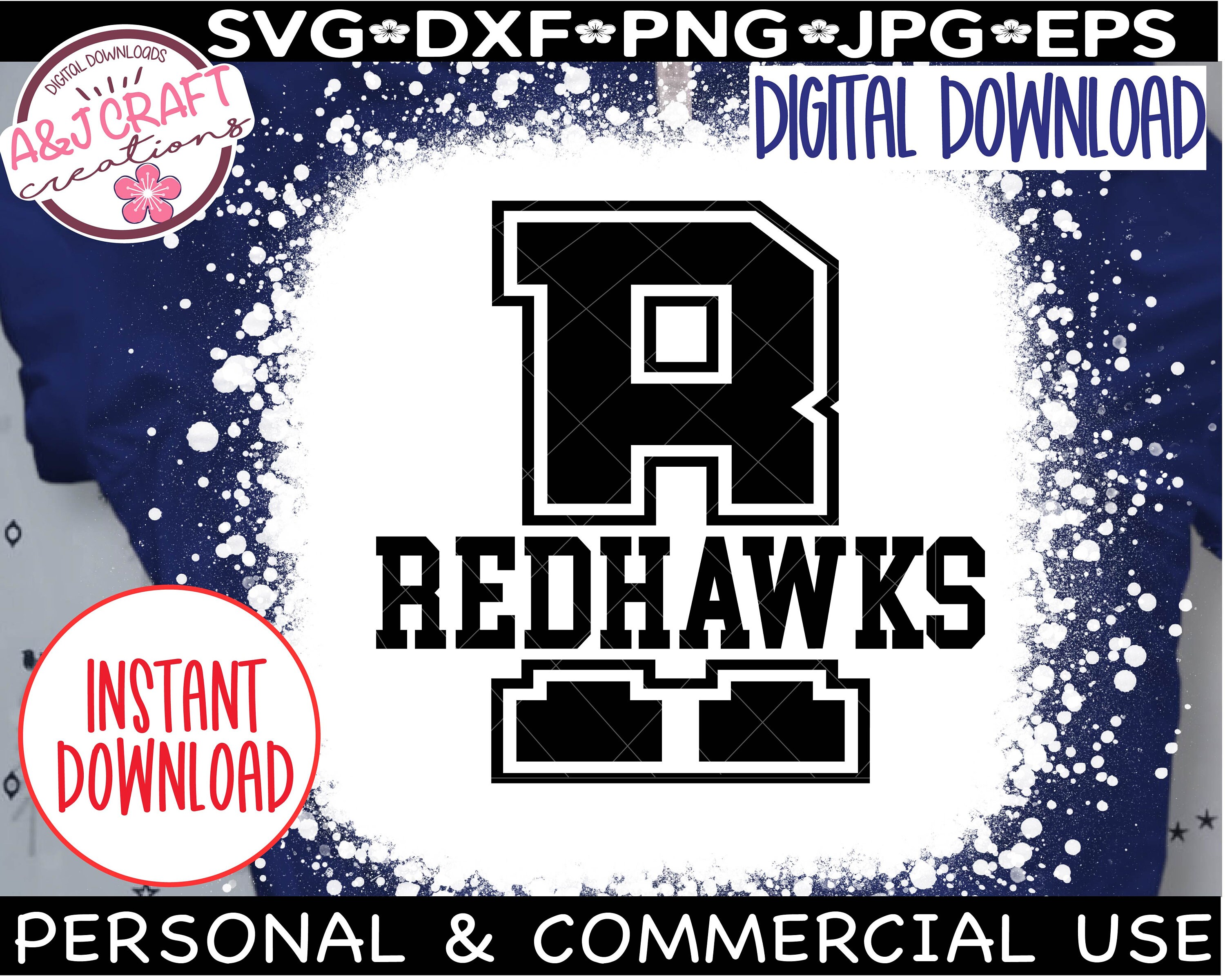 Redhawks SVG Redhawks Football Svg Redhawks Cheer Svg - Etsy