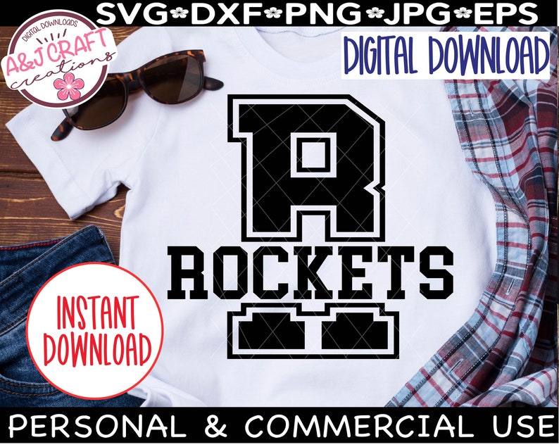 Rockets SVG Rockets Football Svg Rockets Cheer Svg Rockets - Etsy