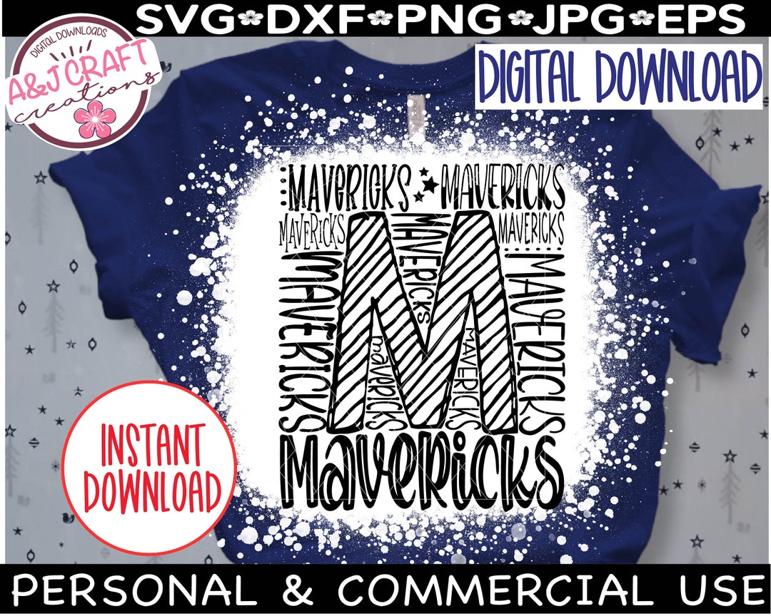 MAVERICKS SVG, Maverick Pride Svg, Mavericks Basketball Svg, Mavericks ...