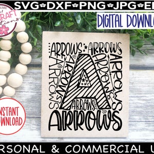 Arrows SVG Arrows Football Svg Arrows Football Mom Arrows - Etsy