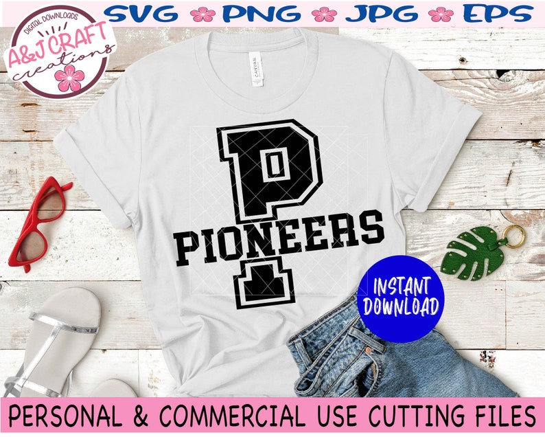 PIONEERS SVG Pioneers Football Svg Pioneers Cheer Svg | Etsy