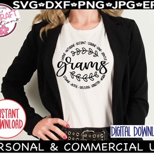 Grams Svg, Grandma Svg, Best Grandma Svg, Grandma Mothers Day Svg ...