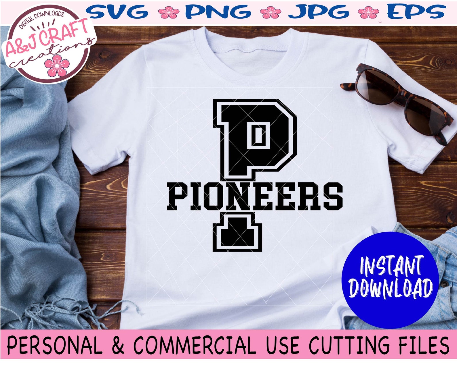 PIONEERS SVG Pioneers Football Svg Pioneers Cheer Svg | Etsy
