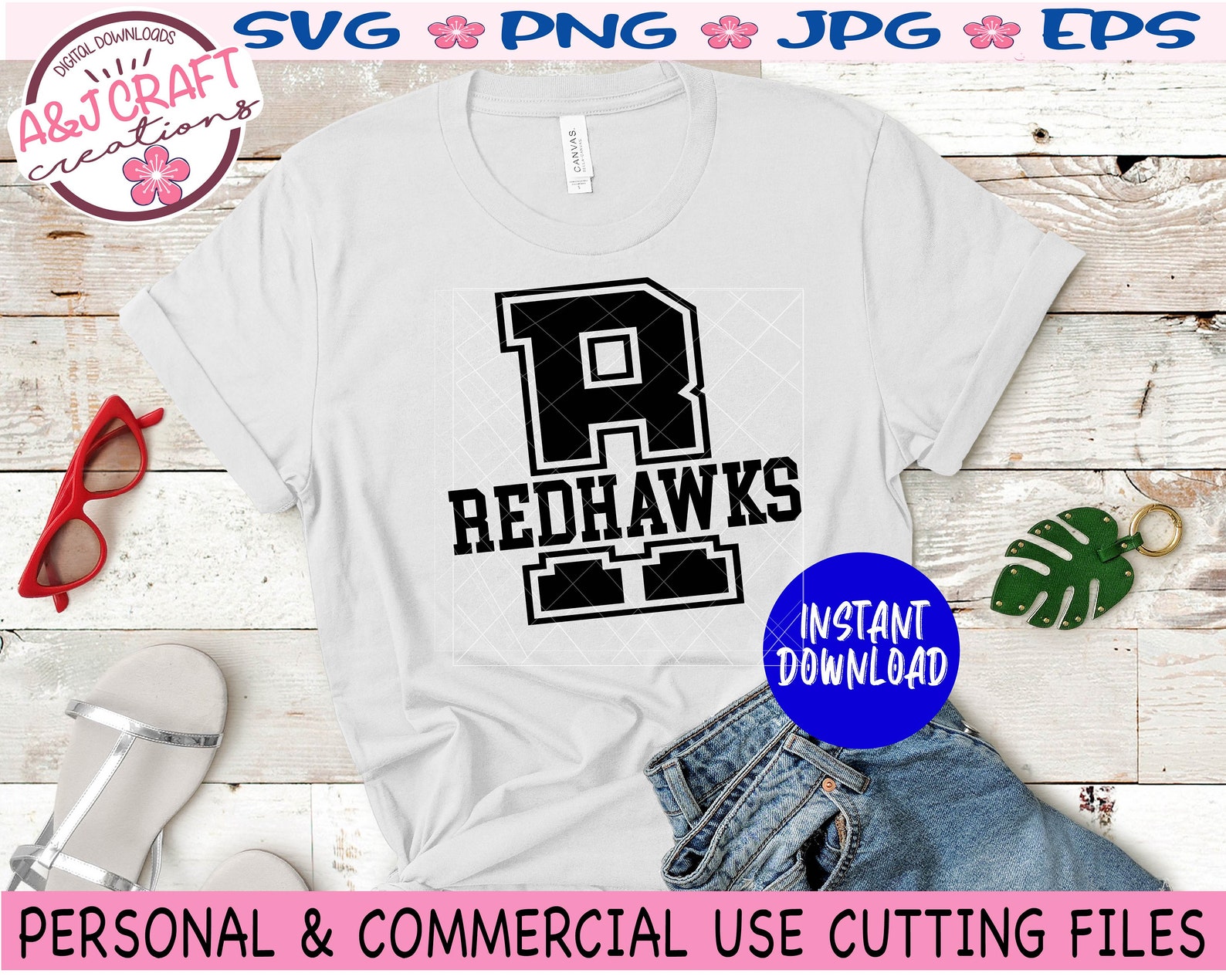 Redhawks SVG Redhawks Football svg Redhawks Cheer svg | Etsy