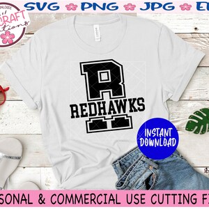 Redhawks SVG Redhawks Football svg Redhawks Cheer svg | Etsy