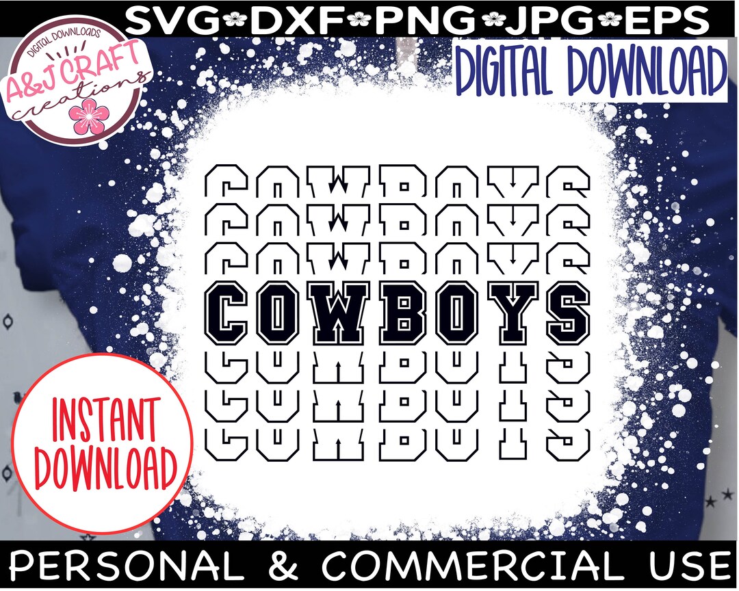 Cowboys Svg, Cowboys Football SVG, Cowboys Mascot Svg, School Spirit ...