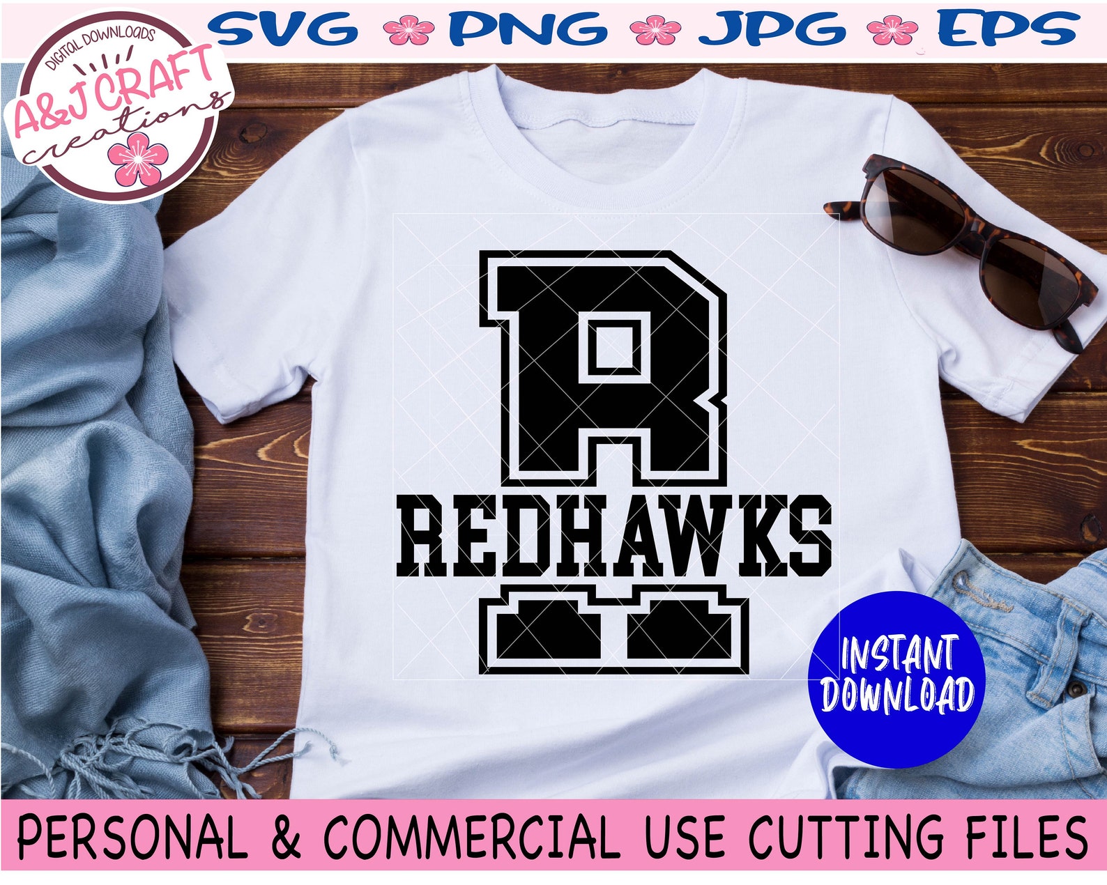 Redhawks SVG Redhawks Football svg Redhawks Cheer svg | Etsy