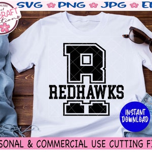 Redhawks SVG Redhawks Football svg Redhawks Cheer svg | Etsy