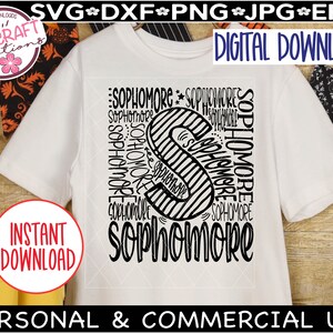 Sophomore SVG, Class of 2024 Svg, Sophomore Class Svg, School Spirit ...
