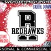 Redhawks SVG, Redhawks Football Svg, Redhawks Cheer Svg, Redhawks Shirt ...