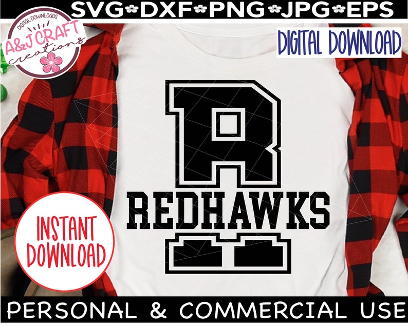 Redhawks SVG, Redhawks Football Svg, Redhawks Cheer Svg, Redhawks Shirt ...