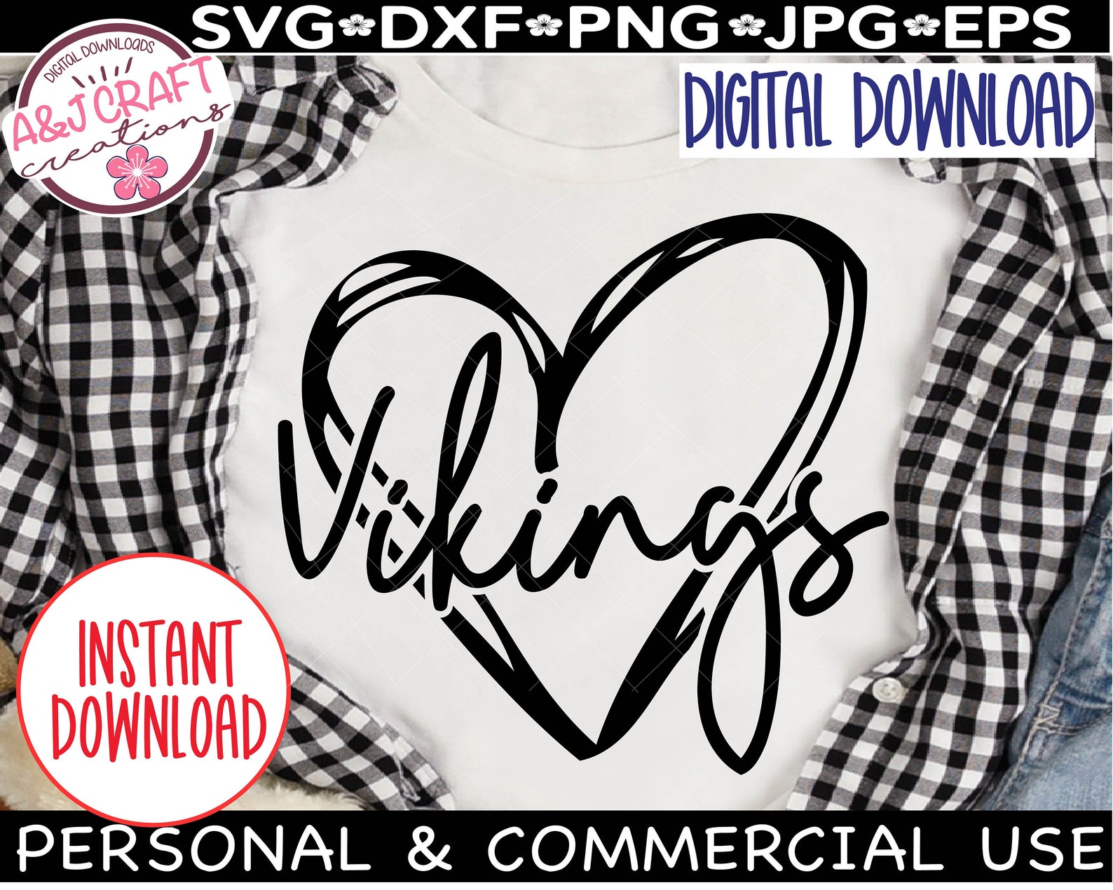 Vikings Heart Svg Vikings SVG Vikings Football Svg Vikings - Etsy