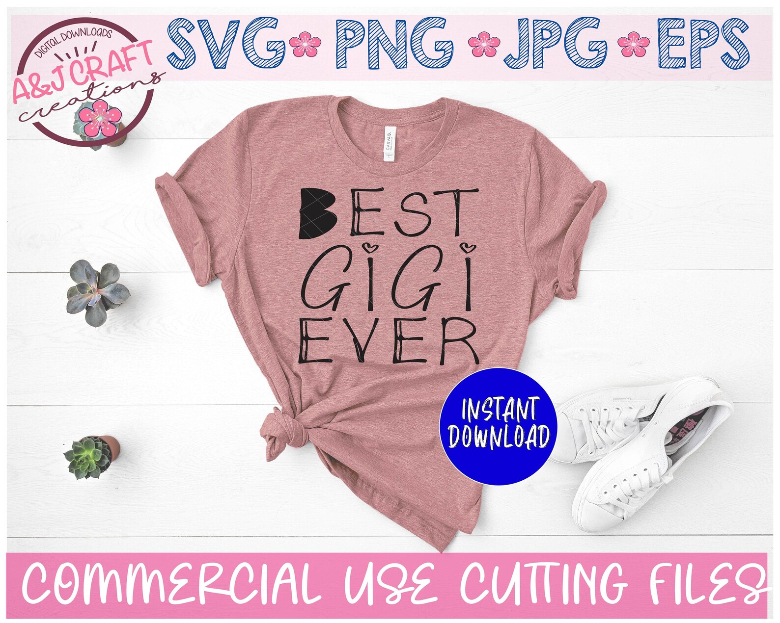 Best Gigi Ever Svg Best Gigi Svg Gigi Svg Files Grandma - Etsy