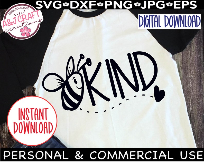 Bee Kind Svg, Be Kind Svg, Be Kind Svg File, Kindness Matters Svg ...