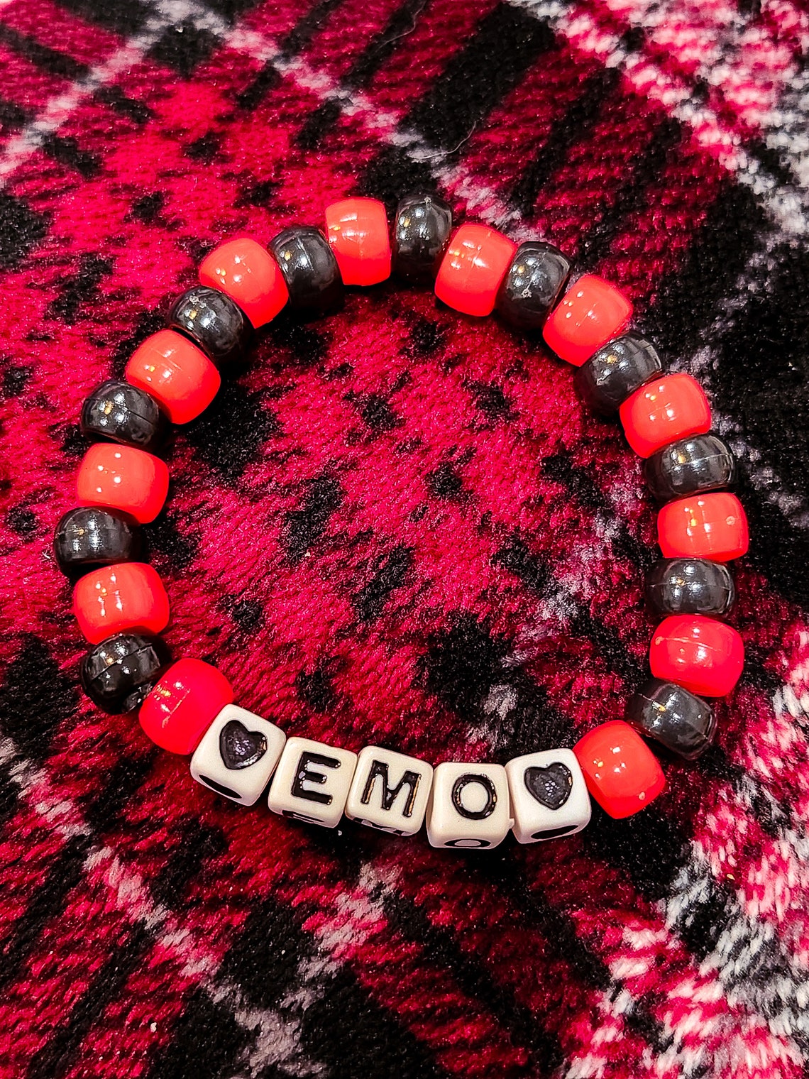 Emo Kandi Pony Bead Bracelet - Etsy