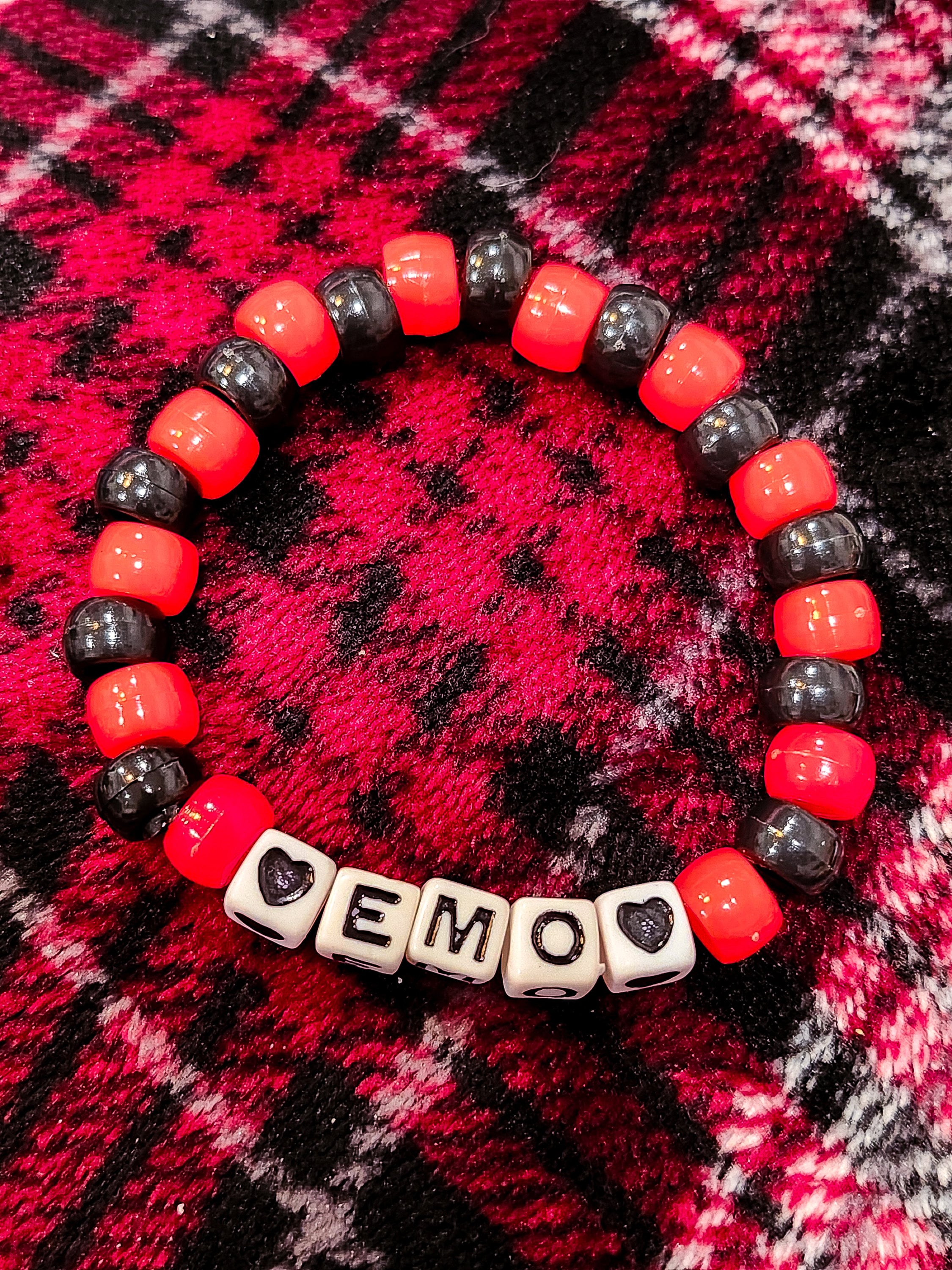 Emo Kandi Pony Bead Bracelet - Etsy