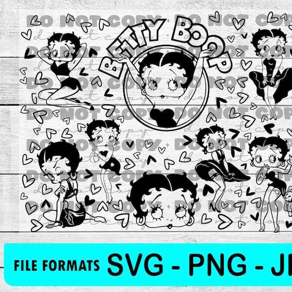 Black Betty Boop - Etsy