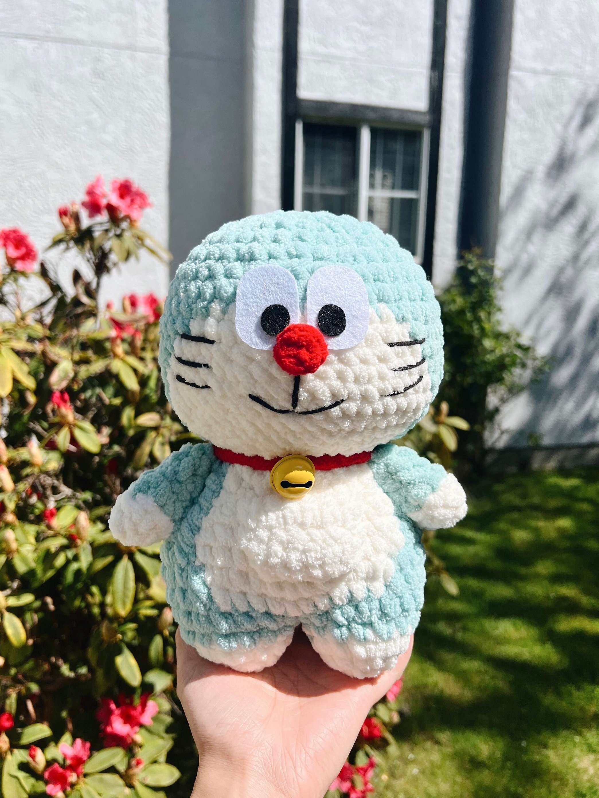 Doraemon Crochet Plushie - Etsy
