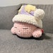 Sleeping Kirby Crochet Plushie - Etsy
