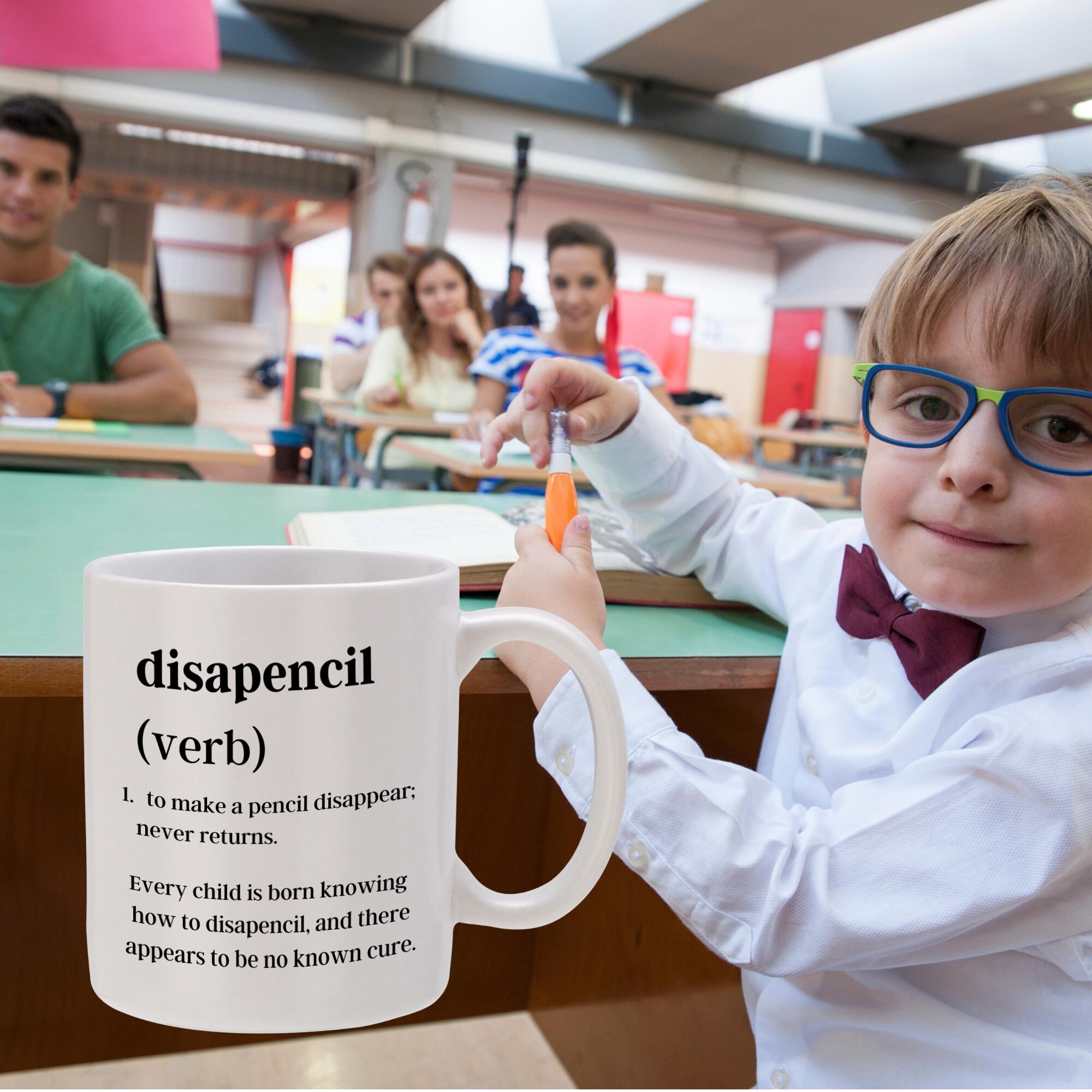 Disapencil(verb) to Make a Pencil Disappear. - Etsy UK