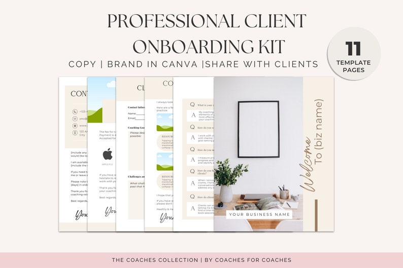 Coaching Client Onboarding Kit | Welcome Letter | Coaching Agreement ...