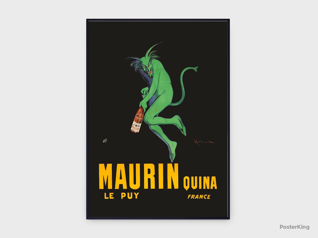 Maurin Quina Apéritif 1906 Original Vintage Poster, INSTANT DOWNLOAD ...