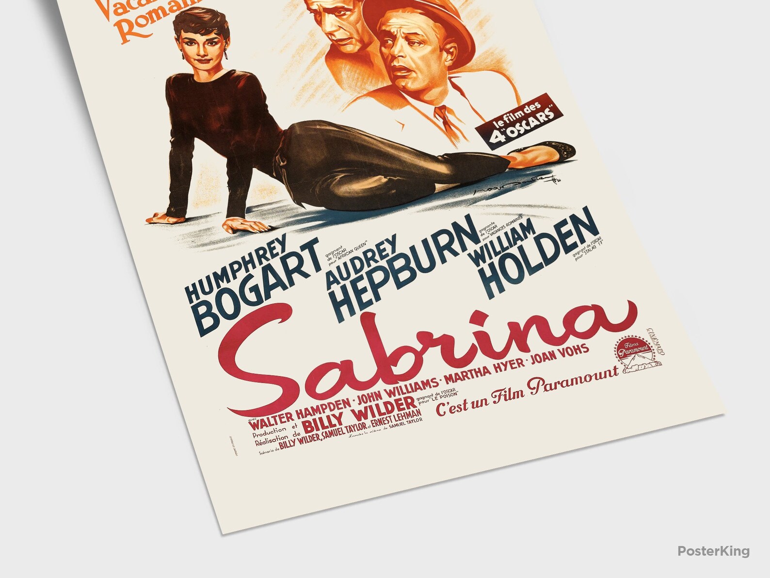 Sabrina 1954 Movie Original Vintage Poster INSTANT DOWNLOAD - Etsy
