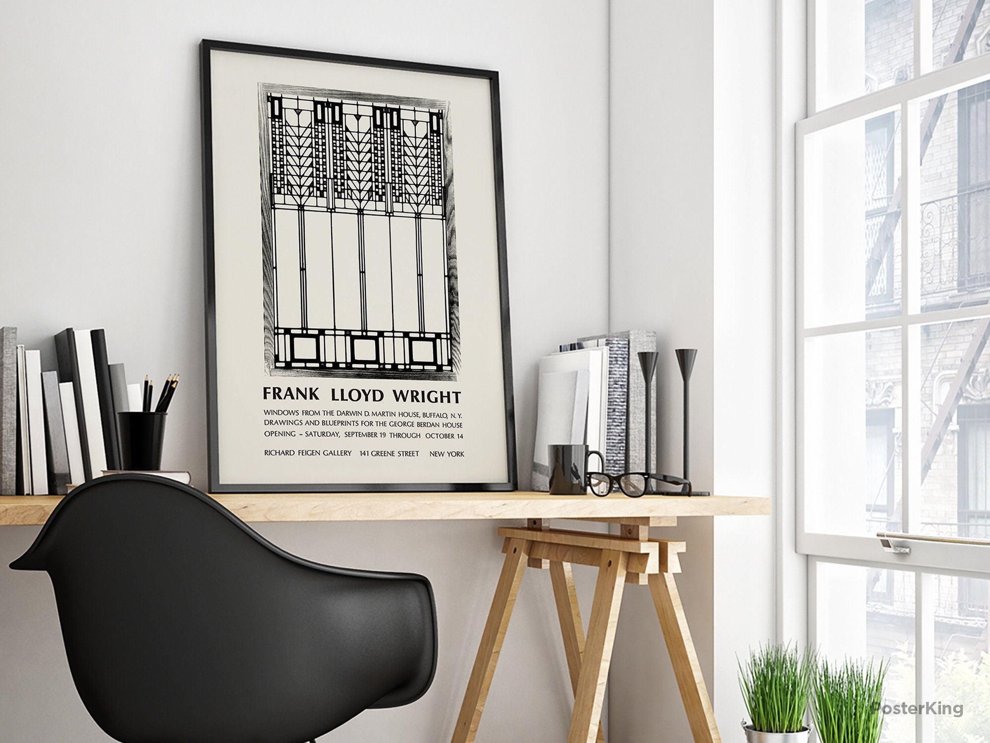 Frank Lloyd Wright Richard Feigen Gallery New York 1970 Exhibition ...