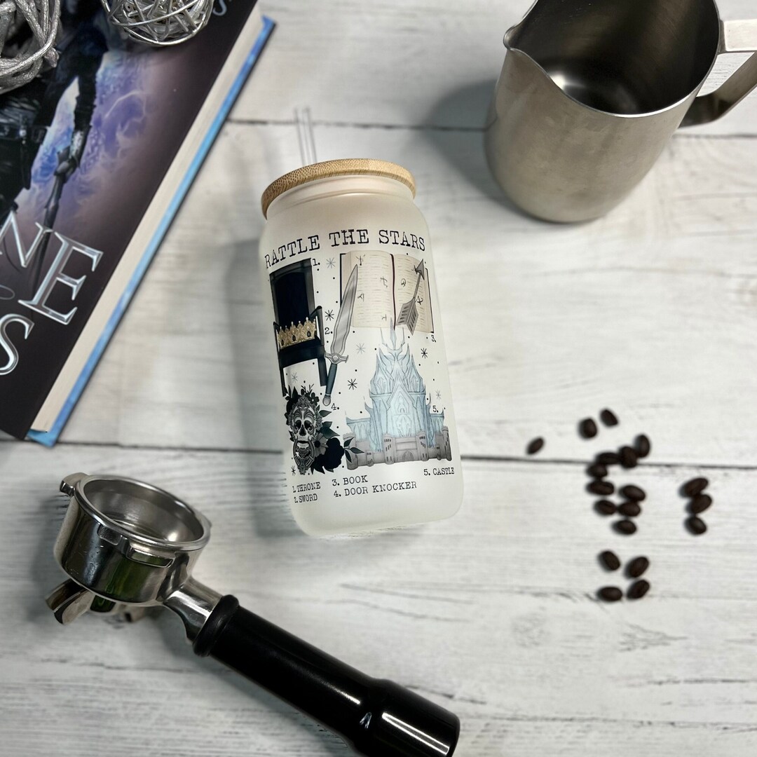 Rattle the Stars Frosted Beer Can Glass - Etsy