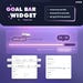 Gradient Bar Goal Widget | Twitch | Chat Commands | Customizable ...