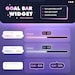Gradient Bar Goal Widget | Twitch | Chat Commands | Customizable ...