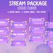 Stream Package Urban Pastel Streaming Overlay Animated Screens Twitch ...