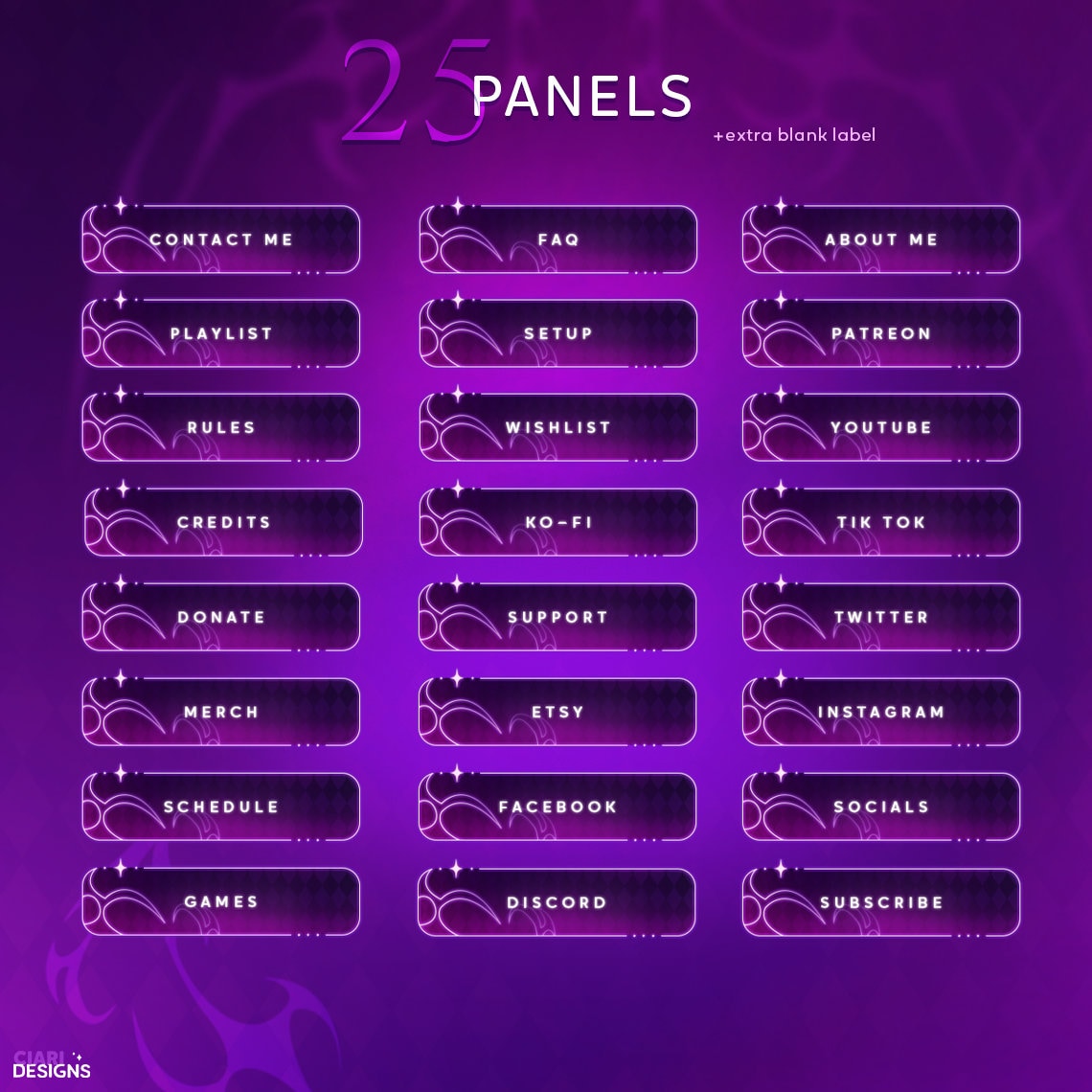Dark Star Stream Pack | Animated Stream Overlay Pack | Animated Screens ...