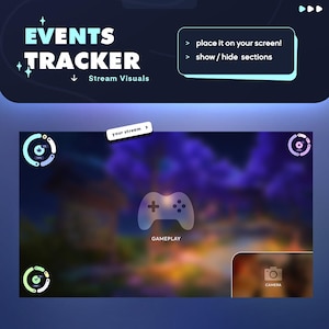Combined Goal Widget | Events Tracker | Round Goal Bars for Twitch ...