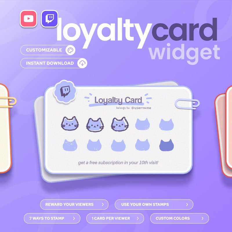 Twitch Loyalty Widget - Etsy