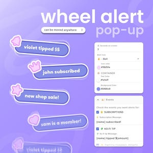 Spinning Wheel Widget | Twitch, Youtube & Ko-fi | (46) Icons ...