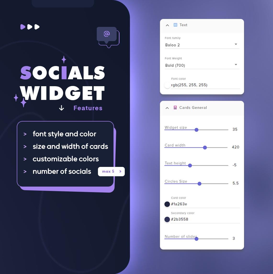 Social Media Rotator Widget | (32) Icons | Streamelements Widget ...