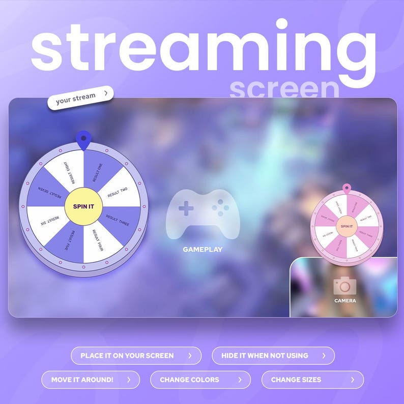 Wheel of Fortune Widget | Roulette Widget for Twitch | Streamelements ...