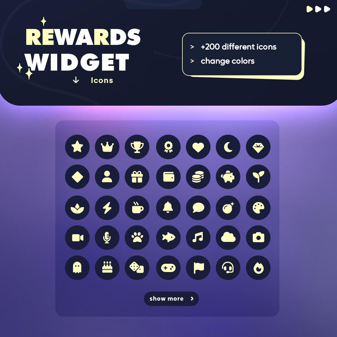 Reward Goal Widget | Prize Widget for Twitch Streamers | Customizable ...
