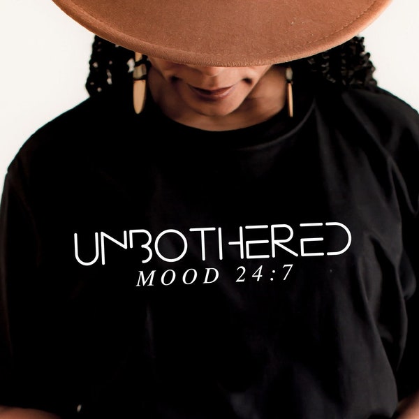 Unbothered Svg - Etsy