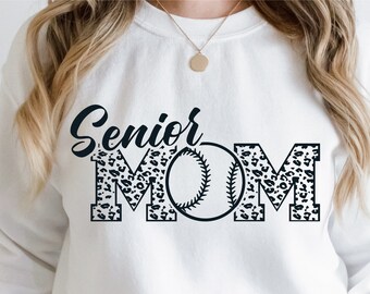 Senior Mom Baseball Svg | Etsy