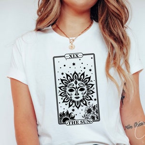 Tarot Card Sun Svg Png, Mystic Tarot SVG, Digital File, Illustration ...