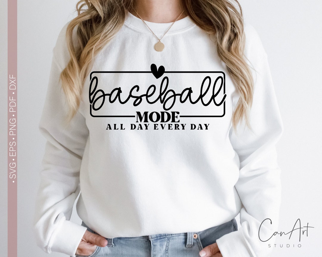 Baseball Mode Svg Png Baseball Svg Funny Baseball Shirt Svg - Etsy