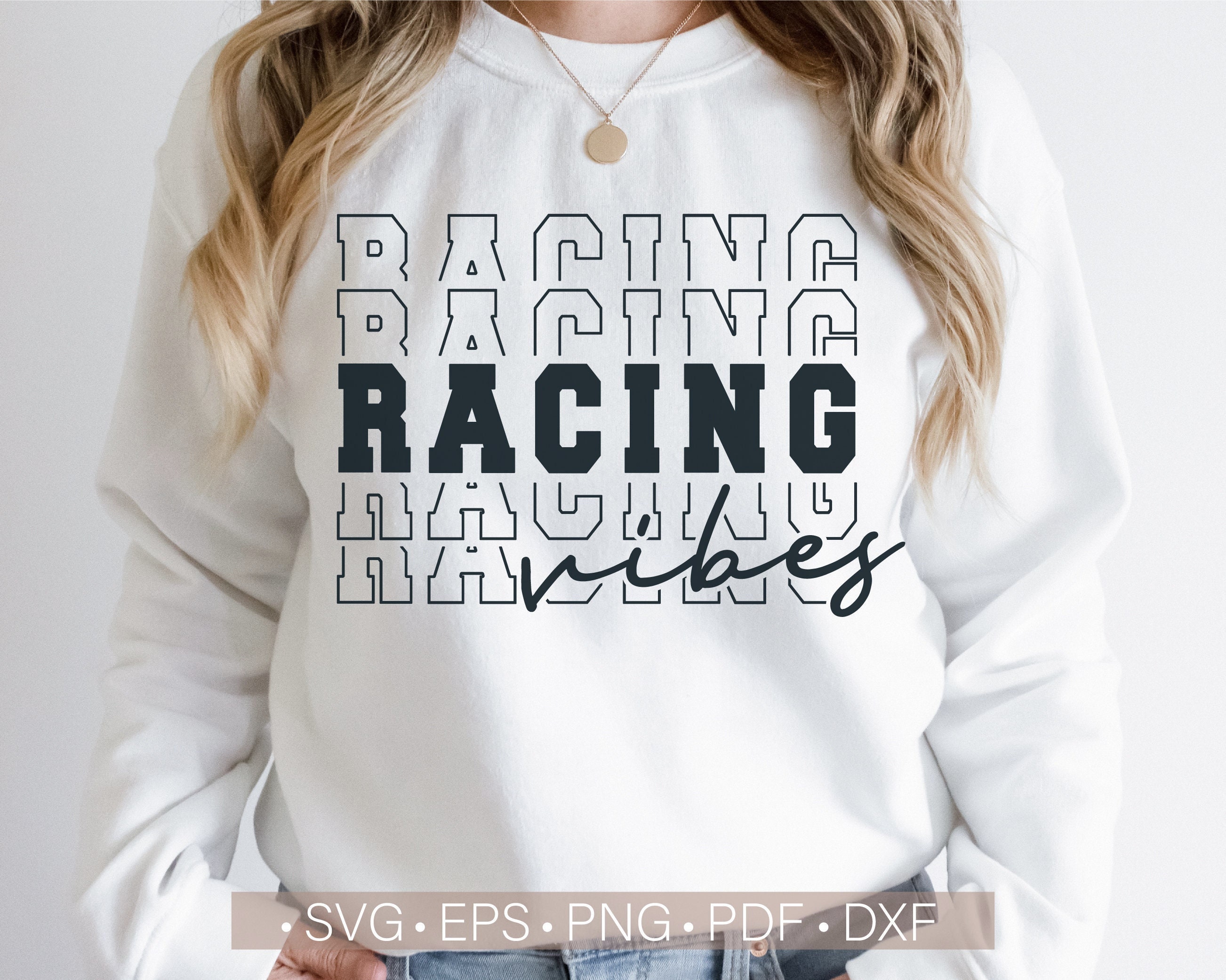 Racing Vibes Svg Racing Svg Racing Mom Svg Files Cricut Cut Etsy