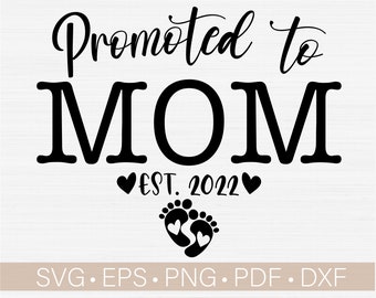 Mom Established Svg - Etsy